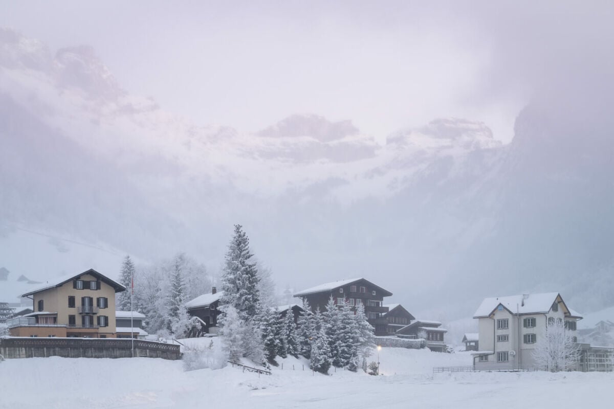 Snowshoeing in Engelberg Ristis - The Photo Hikes