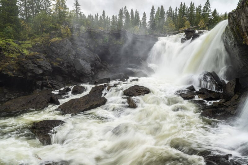 Ristafallet Waterfall one of Sweden's Most Beautiful Waterfalls - The ...