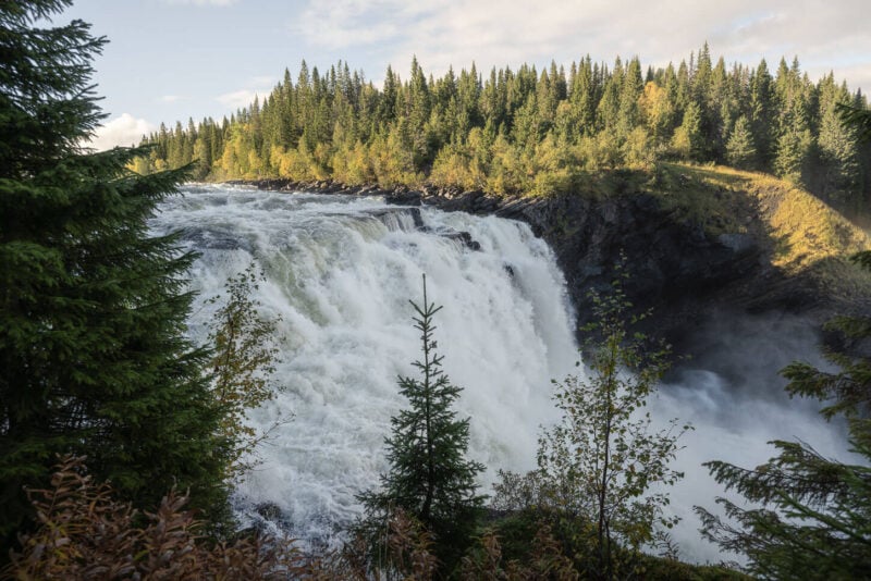 Tännforsen Waterfall Hike, Sweden's most powerful Waterfall - The Photo ...